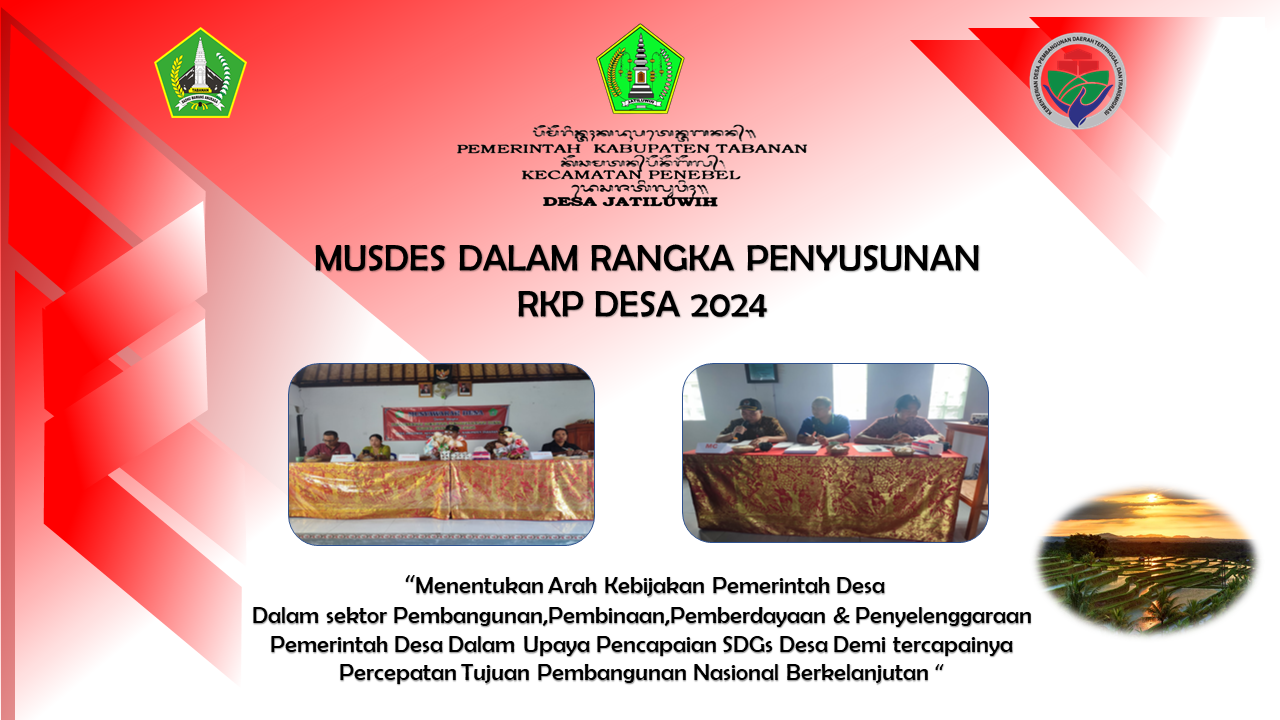 Website Resmi Desa Jatiluwih - Artikel 2023 6 13 - Musdes-dalam-rangka ...